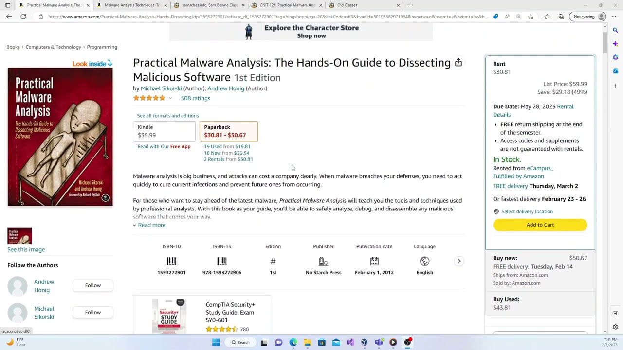 Malware Analysis and Reverse Engineering Learning Resource