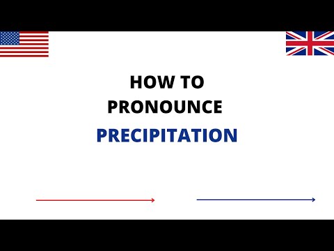 How To Pronounce PRECIPITATION In English | PRECIPITATION Pronunciation | How To Say PRECIPITATION