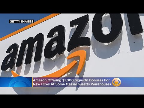 Amazon Offering $1,000 Sign-On Bonuses For New Hires At Some Massachusetts Warehouses
