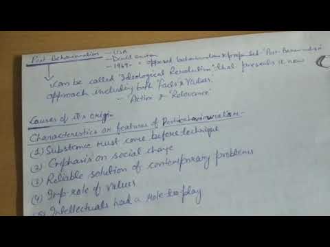 Post-Behaviouralism