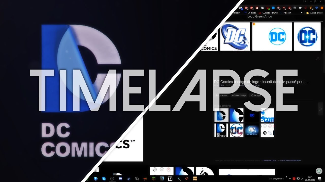 DC Comics Intro Remake Timelapse.