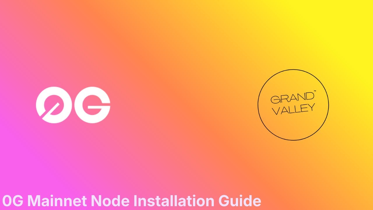 How to Set Up 0G Labs Mainnet Validator Node in 2 Minutes Using Valley of 0G