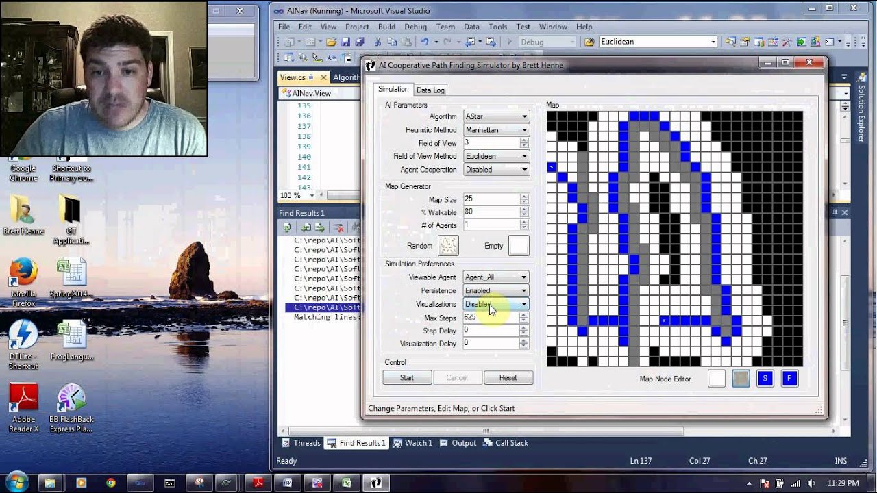 Artificial Intelligence Cooperative Path finding using A* and Dijkstra