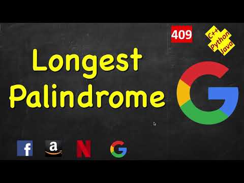 Learn Longest Palindrome | LeetCode 409 | C Java Python - Mind Luster