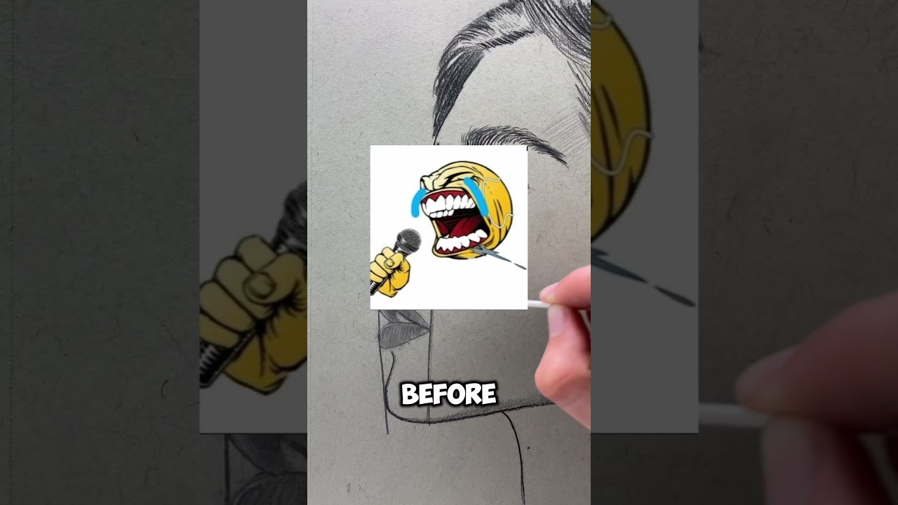 How to draw a mouth #shorts #memes