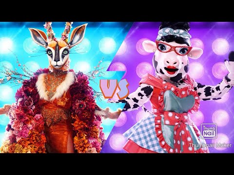 Gazelle & Cow Sing "I Will Survive" By Gloria Gaynor | Masked Singer | S10 E8