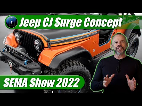 Jeep CJ Surge Electro-Mod Concept at SEMA Show