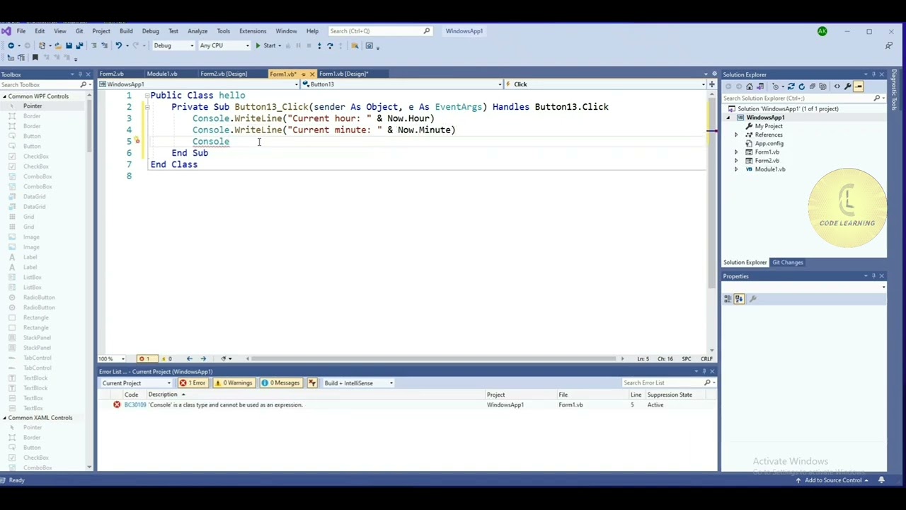 VB.NET | date and time functions #3 | CodeLearning