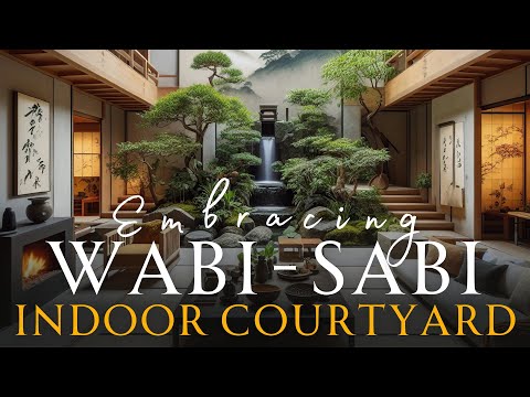 Embracing Wabi Sabi: Indoor Courtyards Infused with Timeless Japanese-inspired Design Philosophy