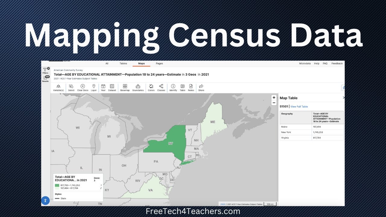 A Good Tool for Mapping Census Data