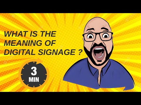 • What is the meaning of digital signage ?