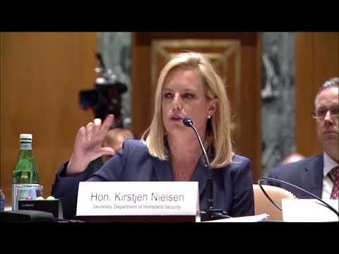 Senator Lankford Discusses Legal Immigration Pace with DHS Sec. Kirstjen Nielsen