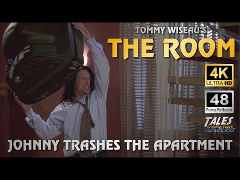 THE ROOM: Johnny Trashes the Apartment (Remastered to 4K/48fps)
