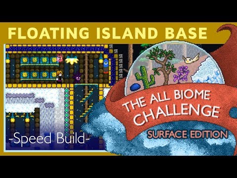 Steam Community :: Video :: Floating Island Base ~ Terraria All Biome ...