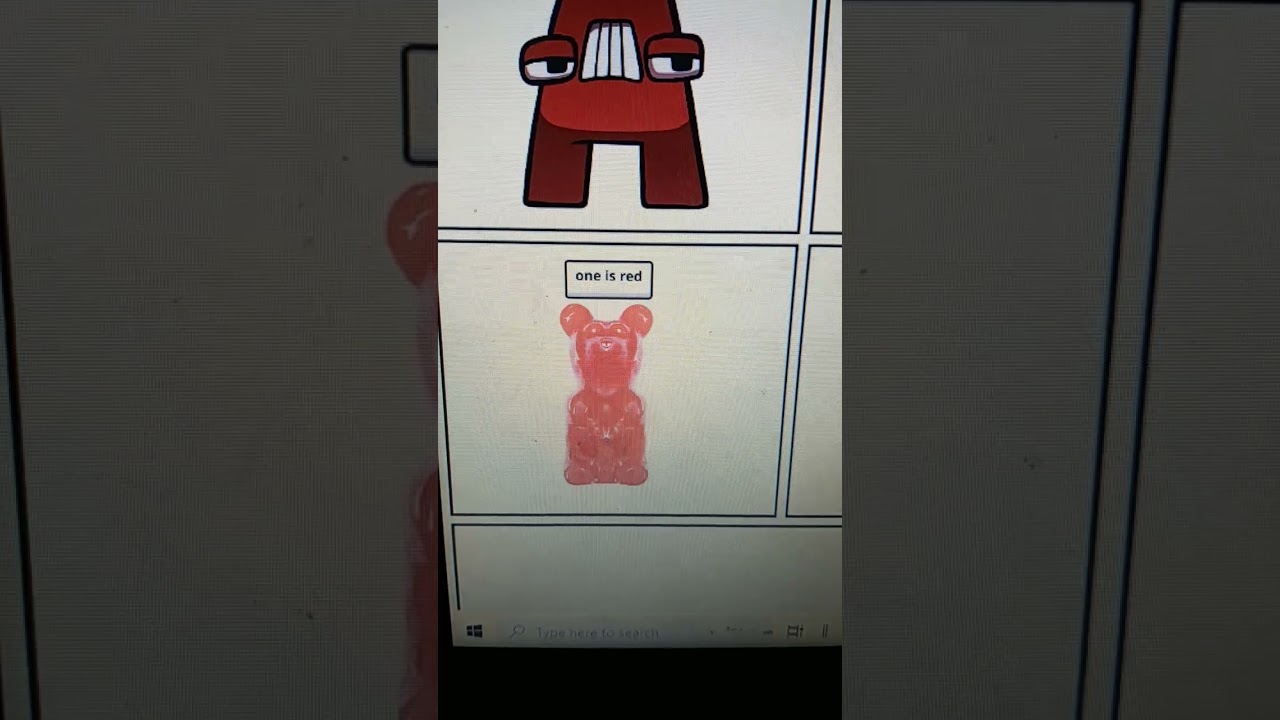 gummy bears are chasing me Alphabet Lore Comic Studio