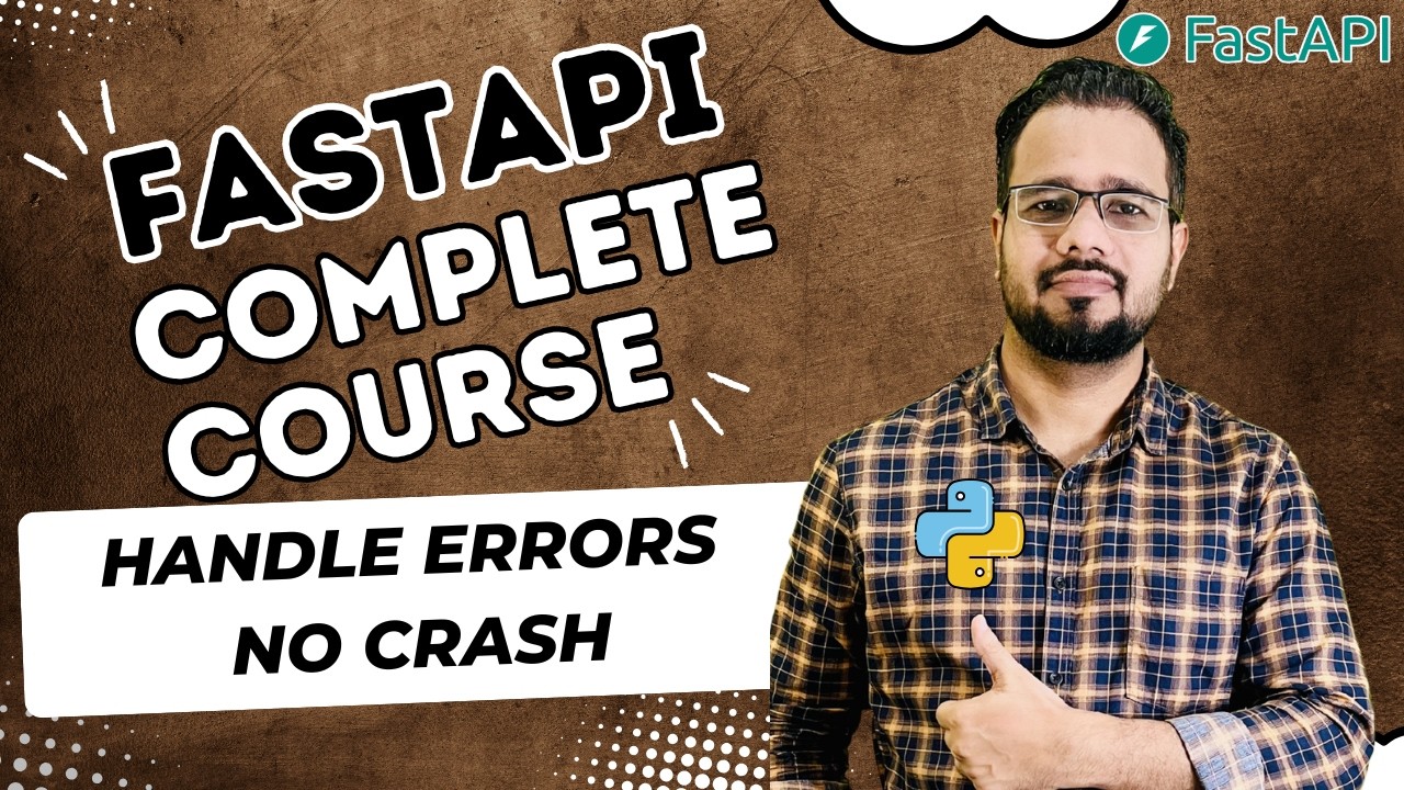 FastAPI Tutorial #12 | Exception Handling + HTTPException + Global Error Handler