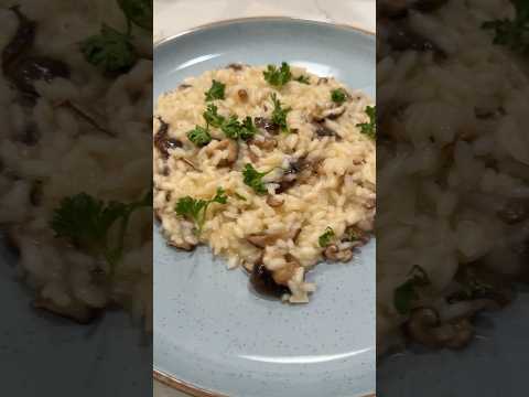 White wine mushroom risotto #food #cooking #delicious #risotto #mushroomrisotto