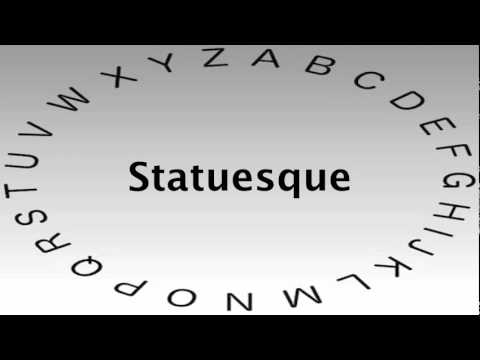 SAT Vocabulary Words and Definitions — Statuesque