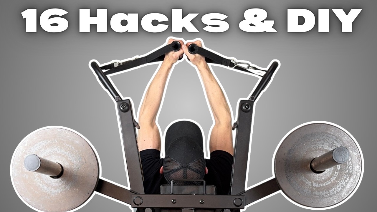 My Top 16 Home Gym Hacks & Home Gym DIY