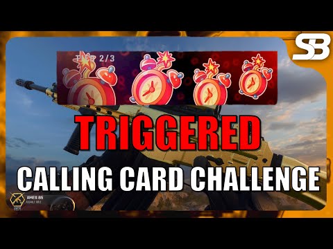 BO6 Triggered Calling Card (Black Ops 6 Multiplayer Triggered Medal Calling Card)