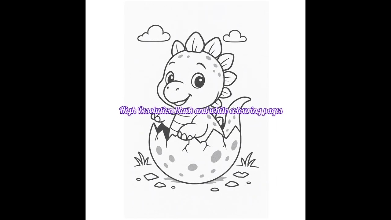 🦖 Dinosaur Coloring Pages – 40 Printable Sheets for Kids & Adults by from Etsy under 1 pound