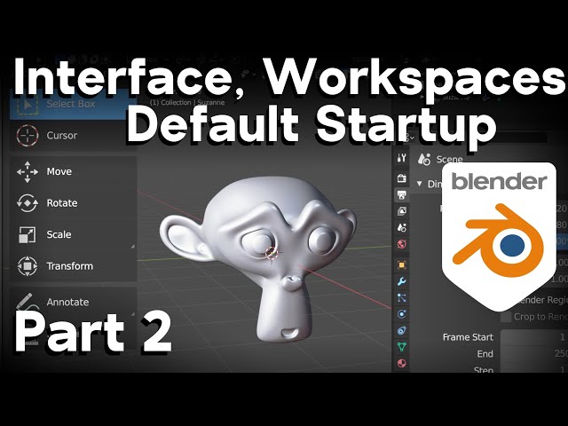 Understanding Blender's User Interface and Workspaces: A Beginner's Guide | Galaxy.ai | Galaxy.ai