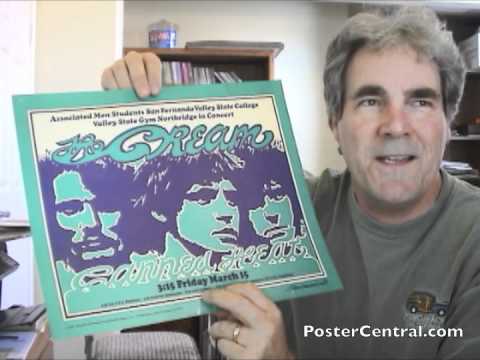 Cream Concert Poster 1968 w/ Canned Heat at S.F.V.S.C. in L.A ...