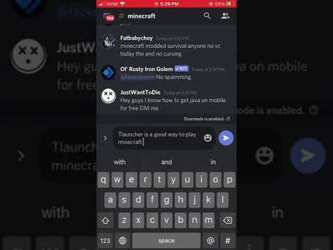What happens if you write ‘Tlauncher’ In Minecraft’s Discord.