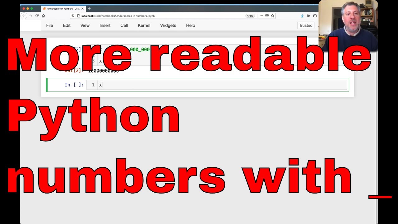 Make Python numbers readable with underscore