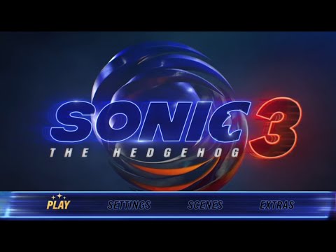 Sonic the Hedgehog 3 Blu-Ray/DVD/4K Menus (FANMADE CONCEPT)