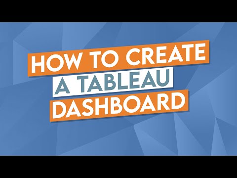 How to Create a Tableau Dashboard
