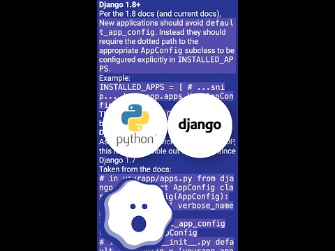 Can you give a Django app a verbose name for use throughout the admin? #shorts