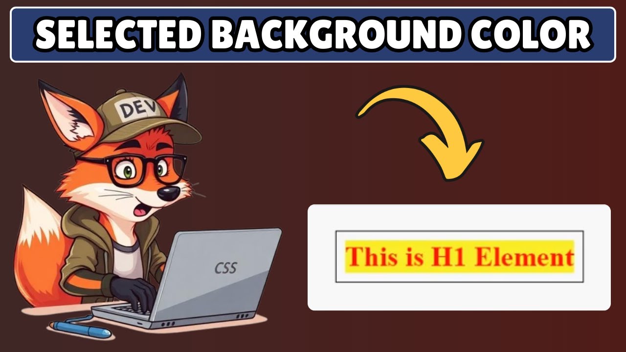 How to Change Selected Text Background Color in HTML and CSS