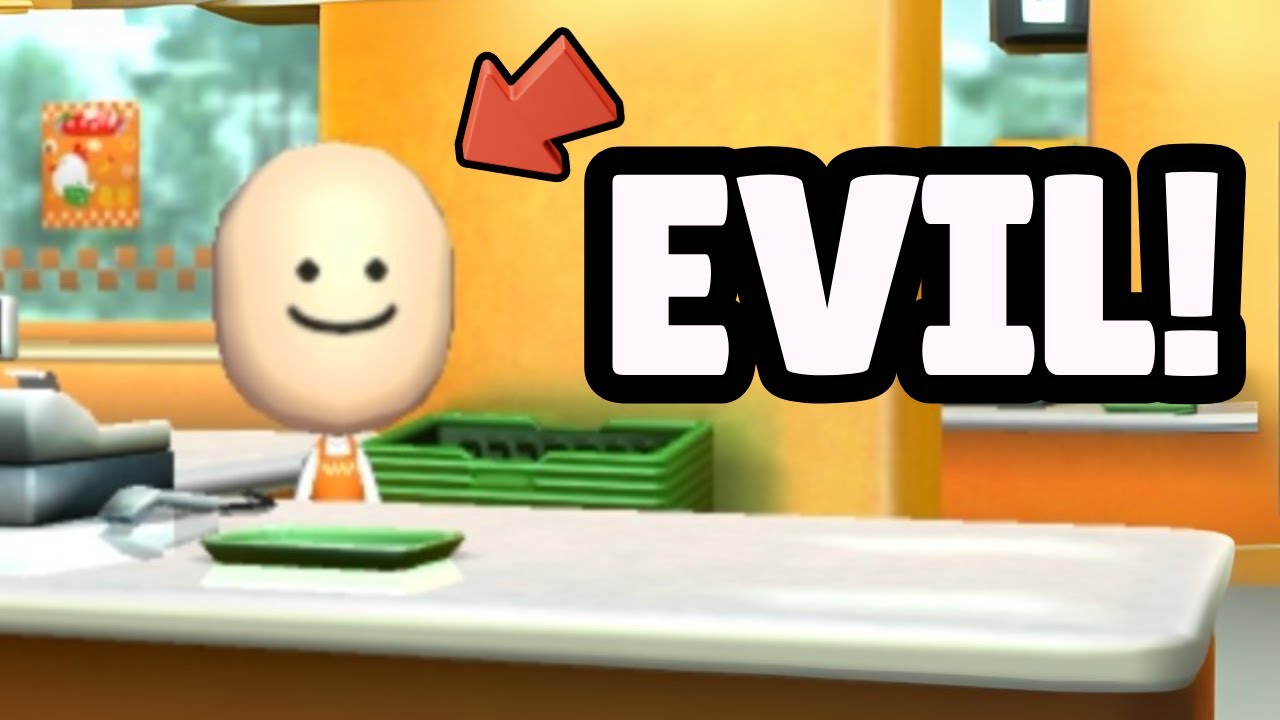 everyone on this tomodachi life island is evil