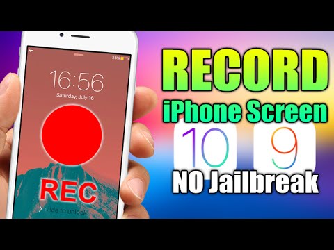 RECORD The Screen Of Your iPhone On iOS 9.3.2 & iOS 10 - NO JAILBREAK