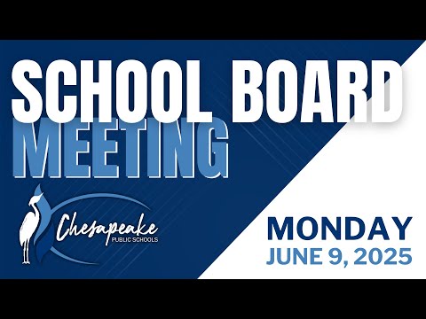 School Board Meeting: Monday, June 9, 2025