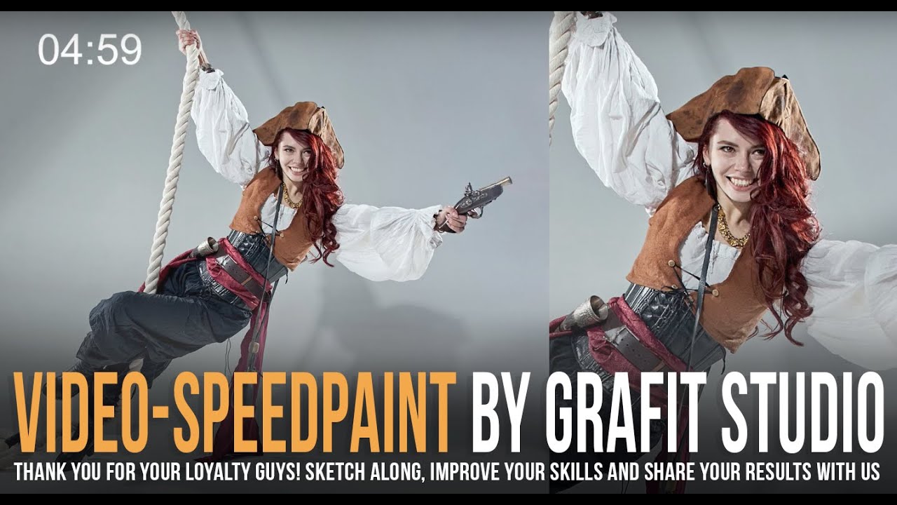 Grafit Studio first video-speedpaint!