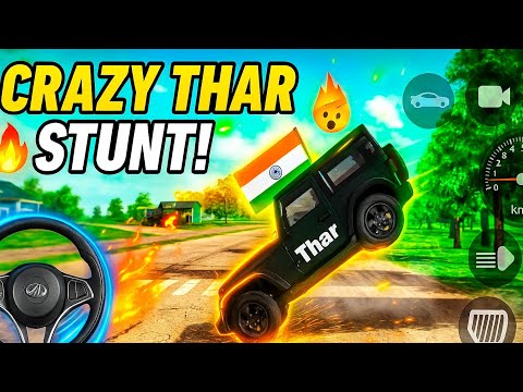 Mahindra Thar Lovers. Jai Veeru Song🚗 indian car simulator 3d game...🔥 Green Mahindra thar modified