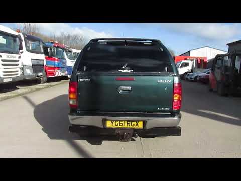 TOYOTA HILUX INVINCIBLE D-4D 2011 4x4 PICKUP. (YG61 RGX) S/N: 4043