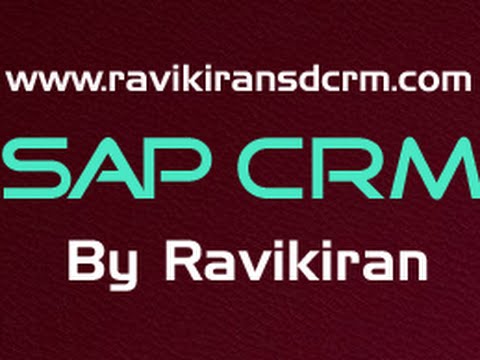 SAP CRM Functional Training - CRM MiddleWare Tutorial