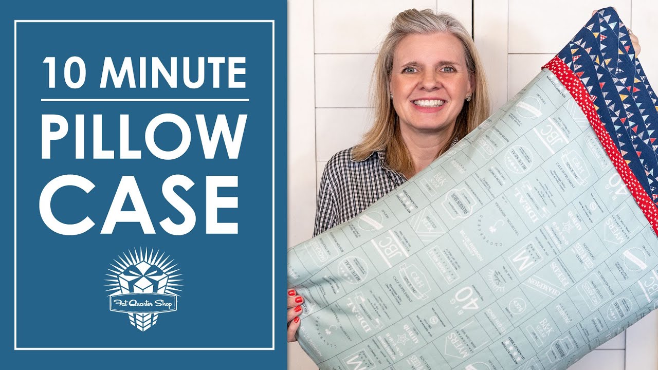 Make a Basic Pillowcase in 10 minutes 😴 Standard & King Sizes with French Seams 🛏️ Easy DIY for Home