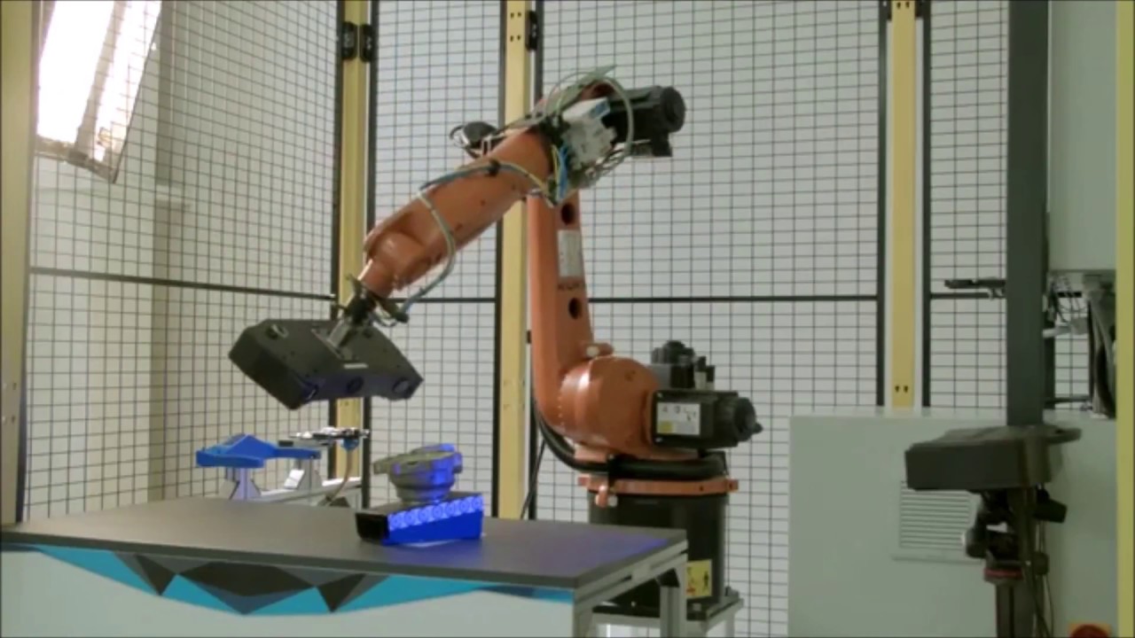 eviXscan 3D Scanner Integrated with Robot