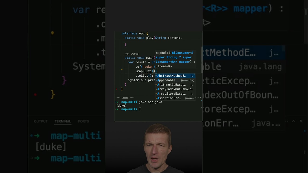 What is Stream.mapMulti()? #java #shorts #coding #airhacks