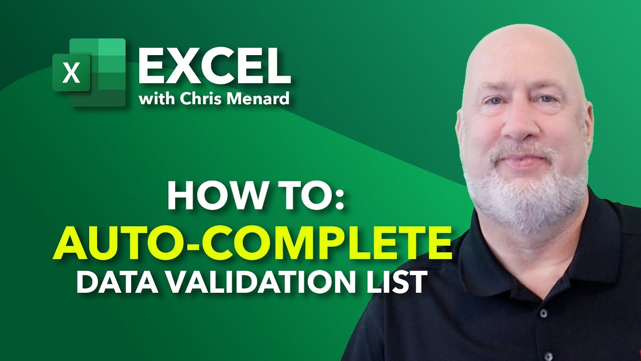 Speed Up Data Entry with Excel Data Validation Lists