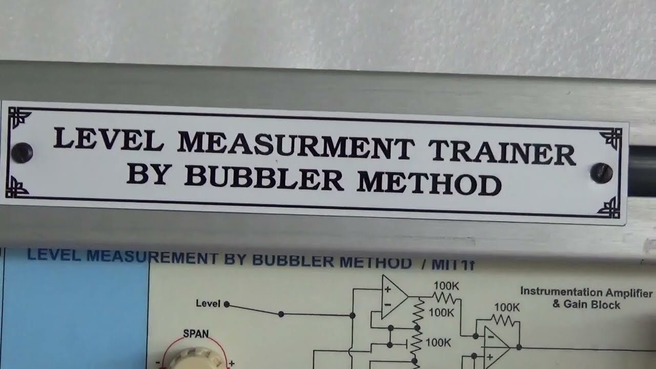 Level measurement using bubbler method - MIT1d