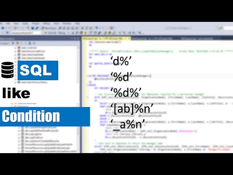SQL LIKE CONDITION | SQL WILDCARD | SQL TUTORAL #sql #sqltutorial #datascience #programming