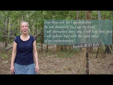 How to Sing Isaiah 41:10 KJV - Be not afraid for I am with thee - Musical Memory Verse