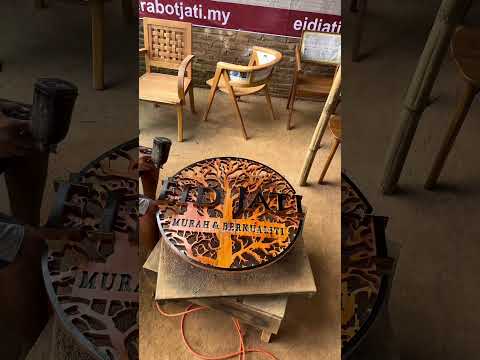 PROSES BUAT LOGO EID JATI Video Senai, Johor Bahru (JB), Malaysia Eid ...