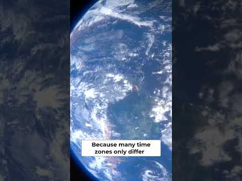 There are over 24 time zones in the world.