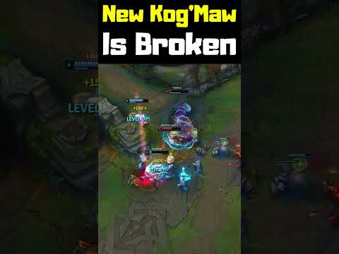 New Kog'Maw Is Broken - League of Legends #shorts